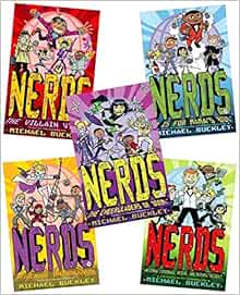 Nerds Series Collection Michael Buckley 5 Books Set (NERDS (National ...