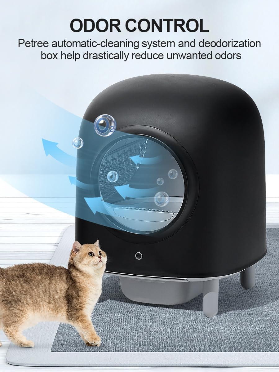 Mua MANGOL Self-Cleaning Cat Litter Box: Automatic Cat Litter Box, 100% ...