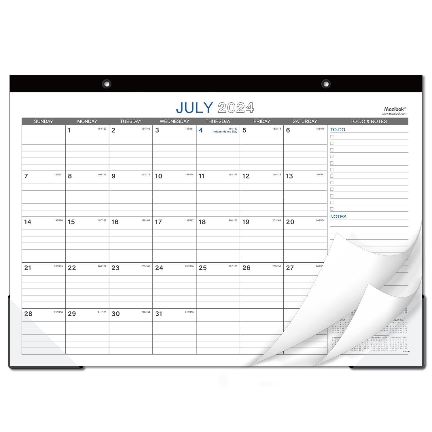 Mua 2024-2025 Desk Calendar - 18 Months Large Monthly Desk Calendar ...