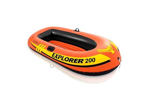 INTEX 58330EP Explorer 200 Inflatable Boat: Dual Air Chambers – Welded ...