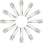 Amazon.com : 100 Pieces 1.8 Inch Hairdressing Double Prong Curl Clips ...