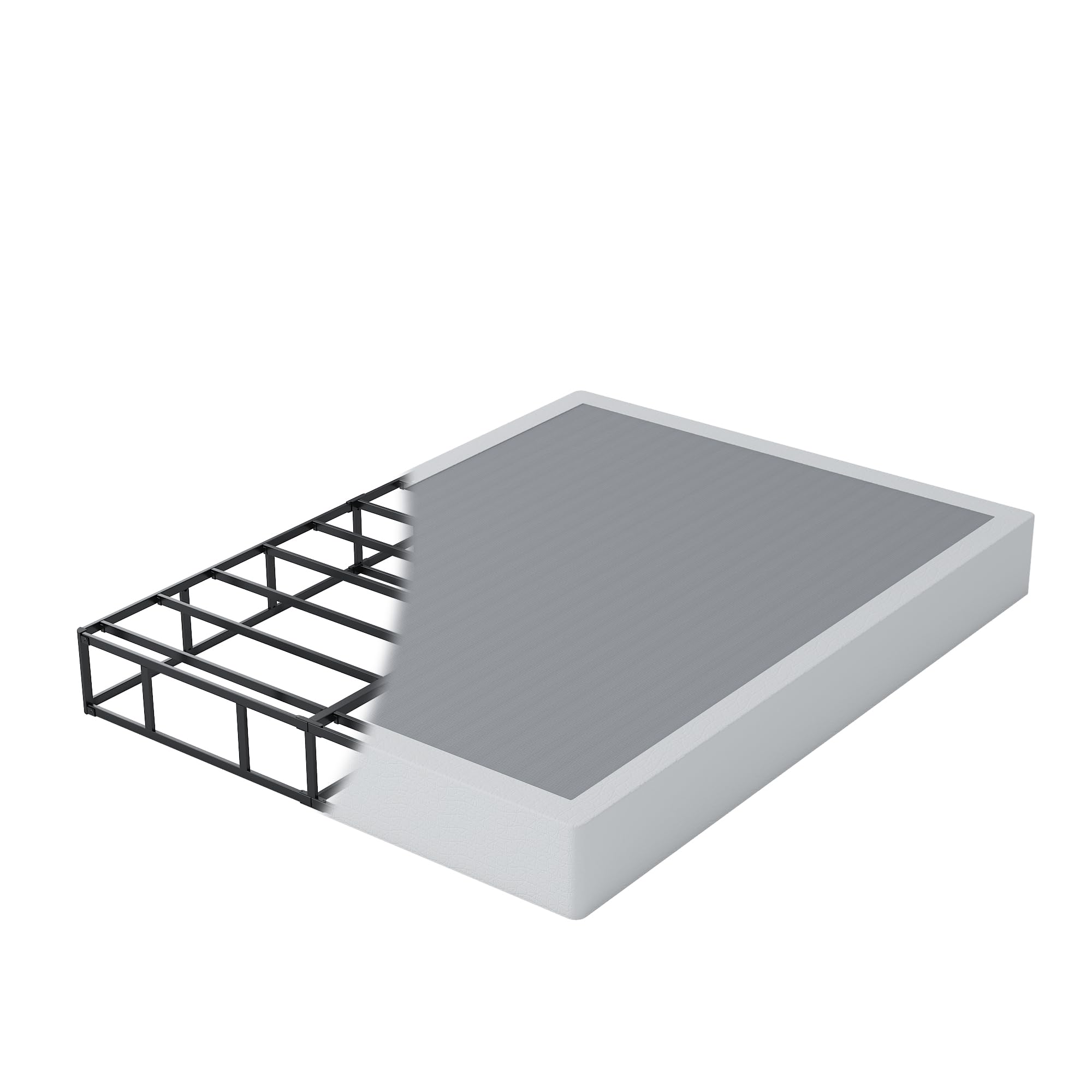 HOBINCHE 9 Inch Full Size Box Spring for Bed,Heavy Duty Box Spring with ...