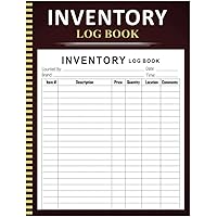 Amazon.com: Inventory Log Book: Simple Inventory Log Notebook For Small ...