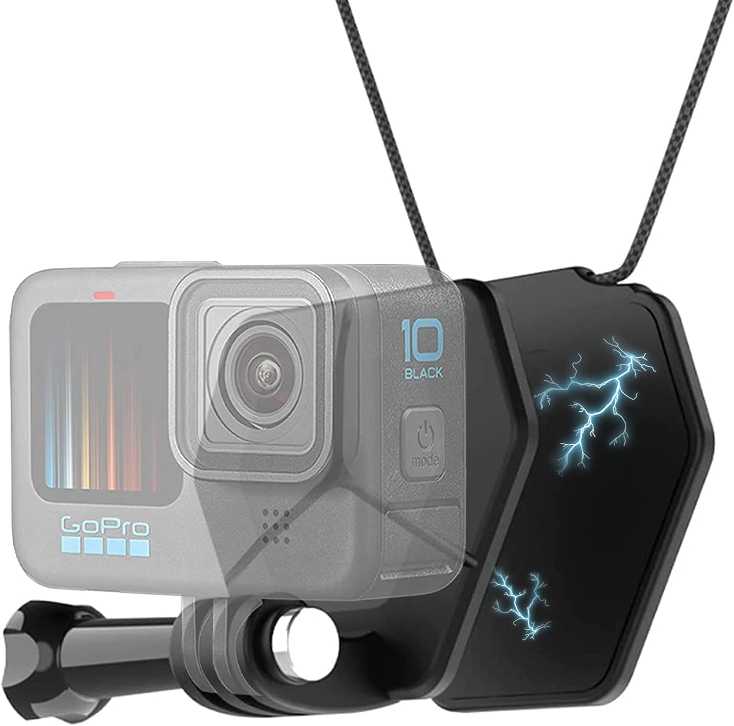 Mua REYGEAK Magnetic Neck Mount for GoPro, Adjustable POV Chest ...