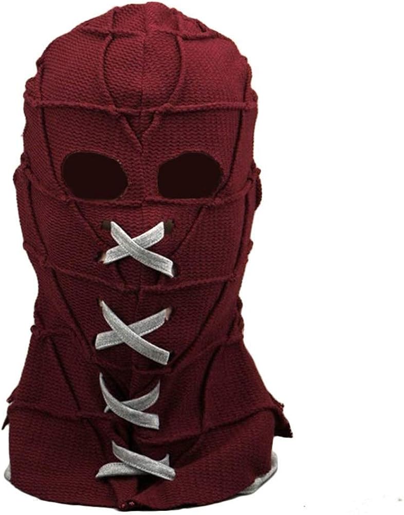 Amazon.com: coskey Brightburn Mask Adult Red Scary Mask Horror Full ...