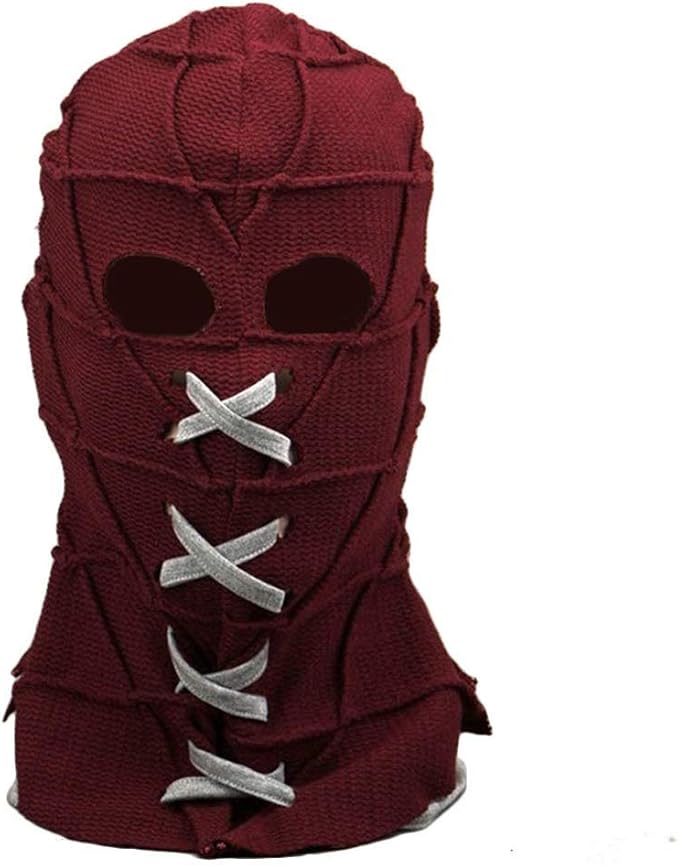 Amazon.com: coskey Brightburn Mask Adult Red Scary Mask Horror Full ...