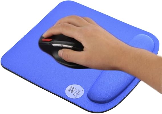MESE London Gaming Mouse Pad avec Repose - Poignets - Bleu PC Mat Tapis ...