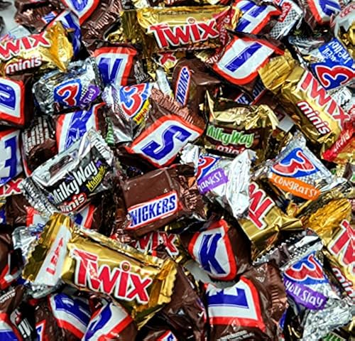 Sweet and Awesome Chocolate Candy Mix - SNICKERS, TWIX, MILKY WAY & M&M ...
