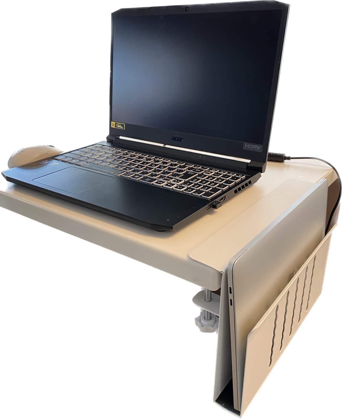 Mua Blsummy Desk Storage, Table Side Pocket, PC Stand, Tablet Storage ...