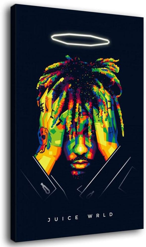 yzy,Legends Never Die Rap Singer 999 Juice WRLD Canvas Art Poster and ...