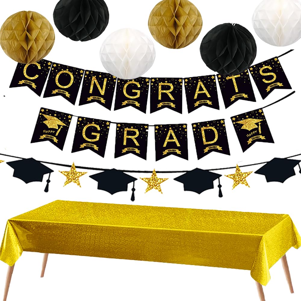 Graduation Decorations 2025 Congrats Grad Banner for 2025 Graduation ...