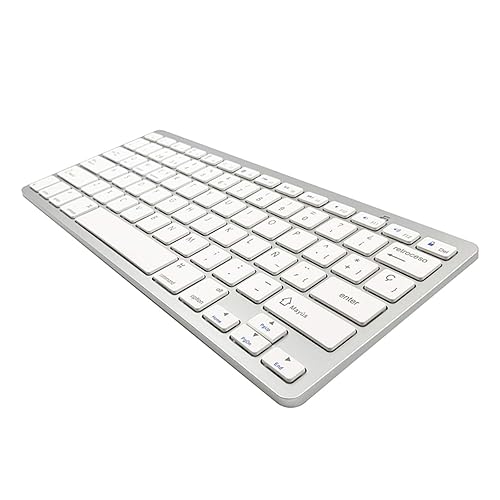Meega Wireless Spanish Keyboard, Minority Language Ultra Thin ...