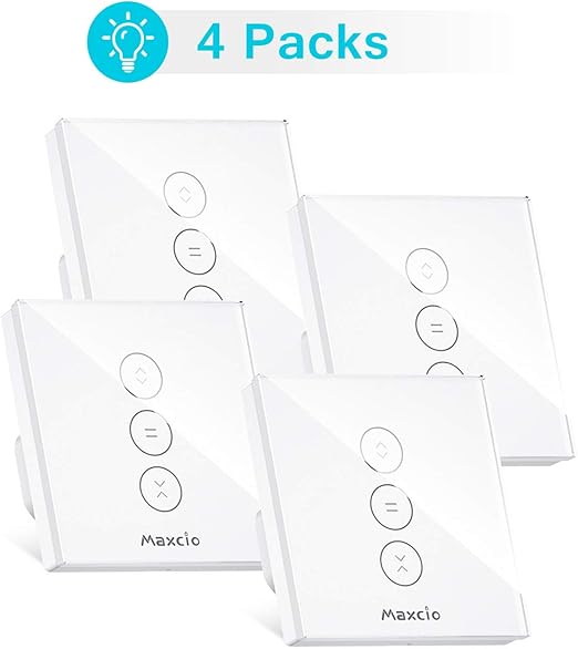 Smart Shutter Switch, Maxcio WiFi Roller Shutter Switch Compatible with ...