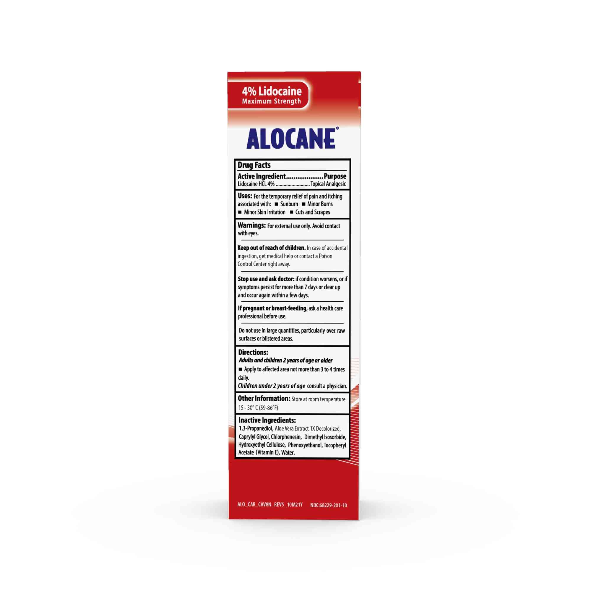 Mua Alocane Emergency Burn Gel 4 Lidocaine Maximum Strength Fast Pain ...