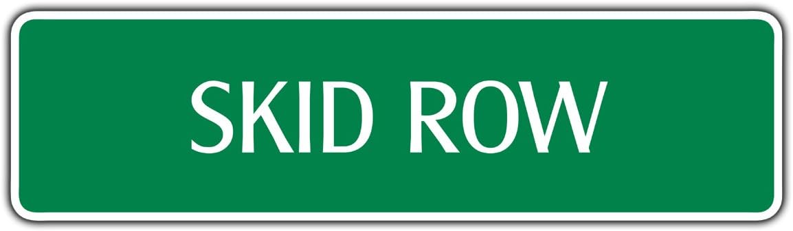 Amazon.com: Skid Row Heavy Metal Band Aluminum Metal Novelty Street ...