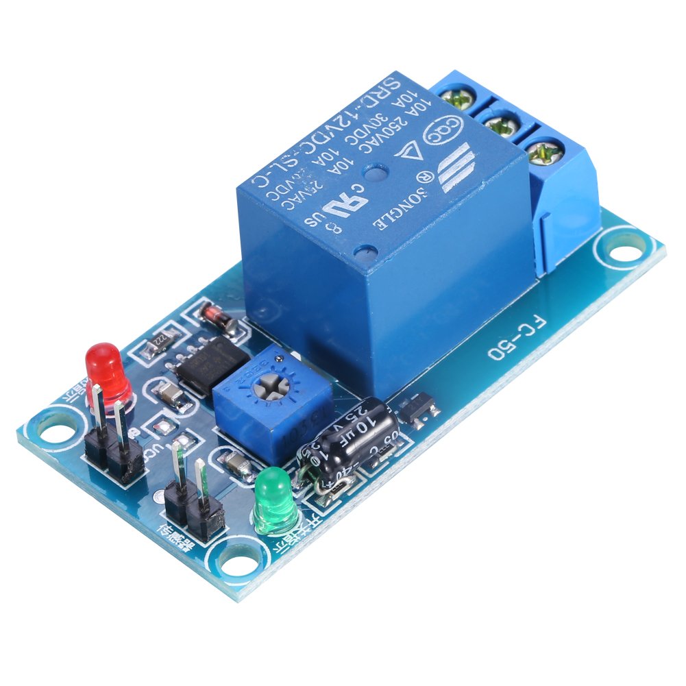 Akozon DC12V Soil Moisture Sensor Relay Control Module Automatic ...