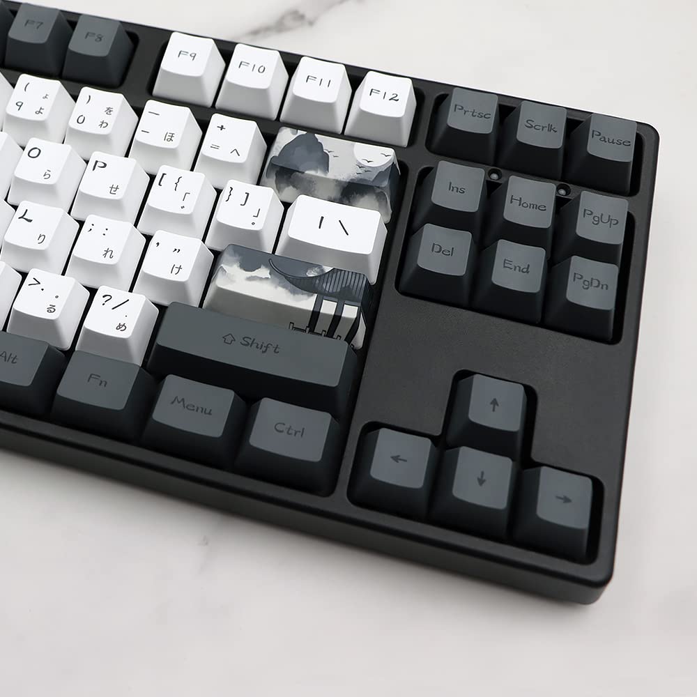 Mua Ink Lotus Keycaps, 140 Set Custom Keycaps for Gaming Keyboard, PBT ...