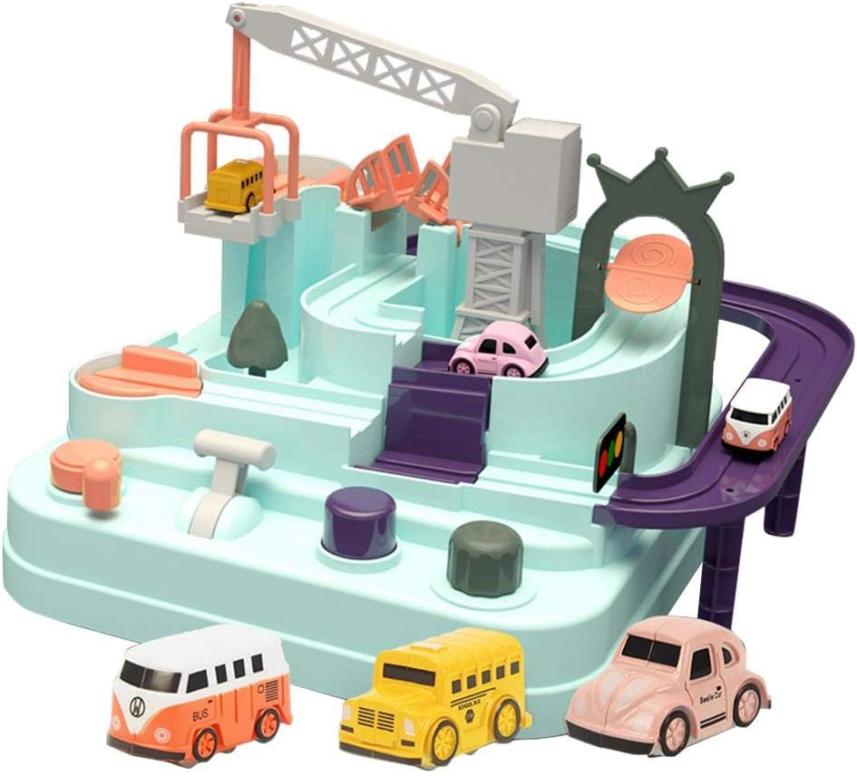 Car Adventure Toy, Children Railway Track Interactive Toys, Smart ...