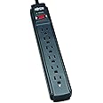 Amazon.com: Tripp Lite 6 Outlet Surge Protector Power Strip, 6ft Cord ...