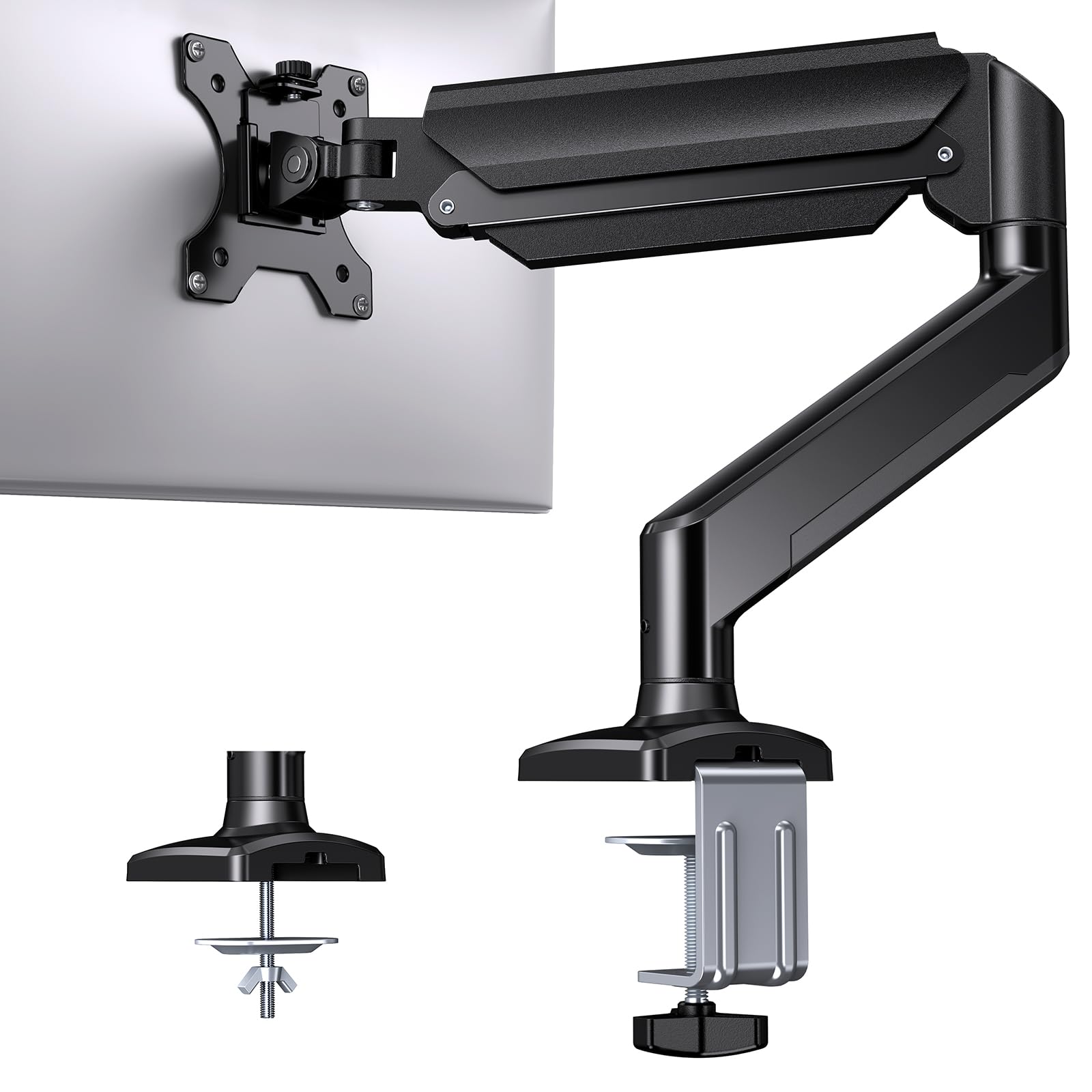 HUANUO Single Monitor Arm 13 34 Inch Adjustable Gas Spring Arm HUANUO Single Monitor Arm 13 34 Inch Adjustable Gas Spring Arm