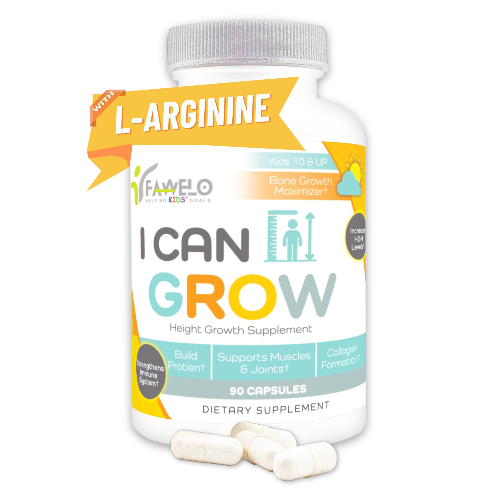 Mua I Can Grow Height Growth Supplement for Kids 10+ & Teens | Height ...