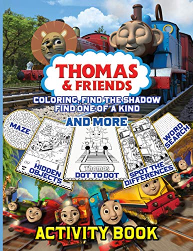 Thomas And Friends Activity Book Stunning Spot Differences Word Search ...
