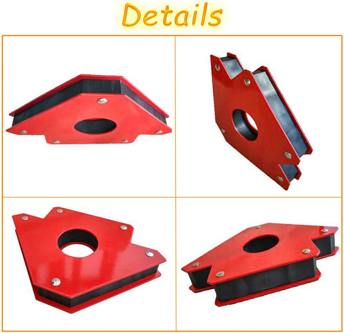 2-Pack Magnets Welder Arrow Shape Arc Tig Mig Welding Magnet Holder 45 ...
