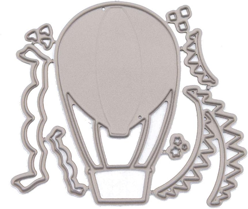 Celebration Hot Air Balloon Die Cuts for Scrapbooking Card Making Metal ...