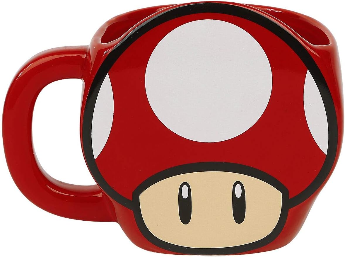 Amazon.com: Toad Mushroom Coffee Cup - Super Mario Bros Nintendo ...