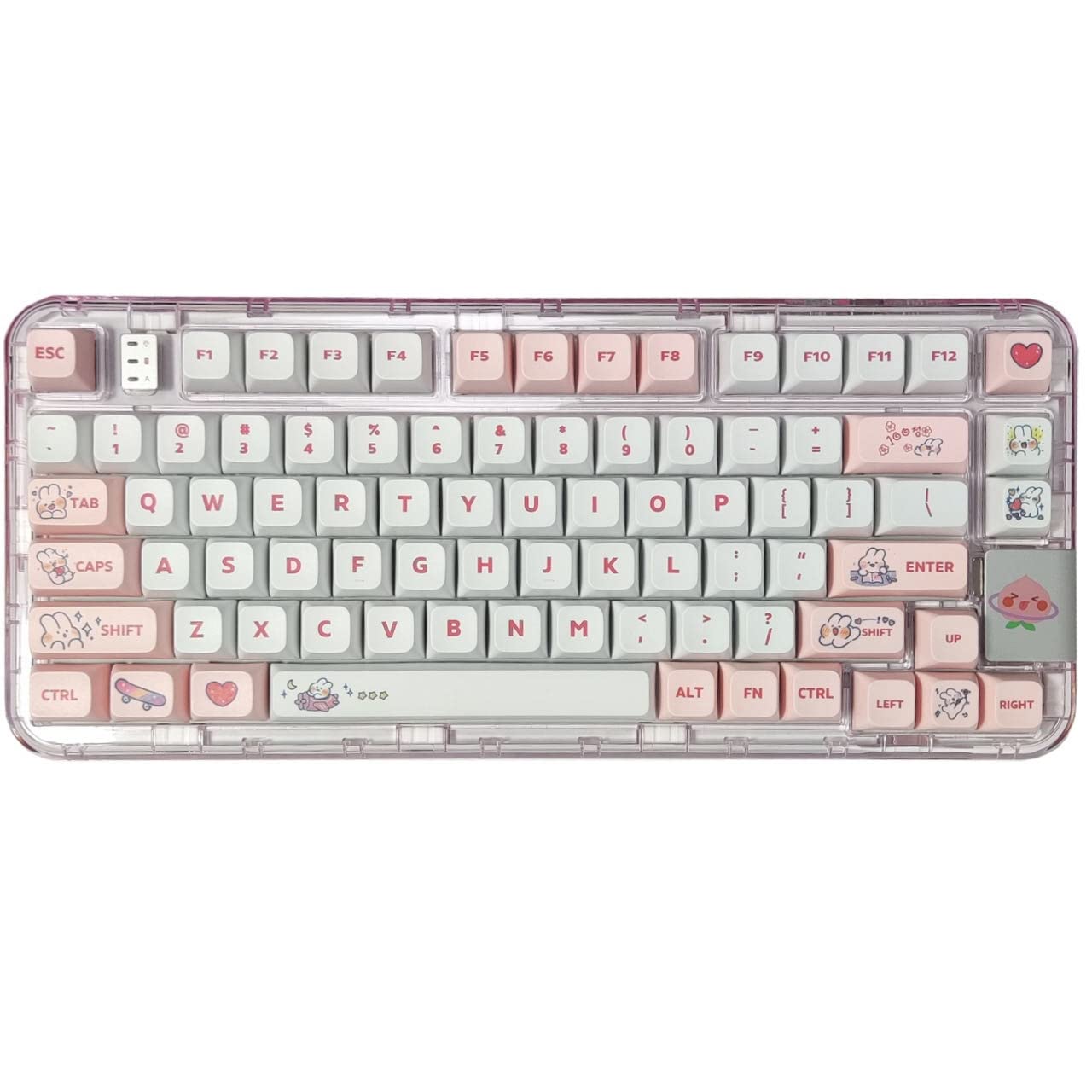 Mua Animal Rabbit Keycaps XDA Profile Custom Cute Bunny Keys for ...