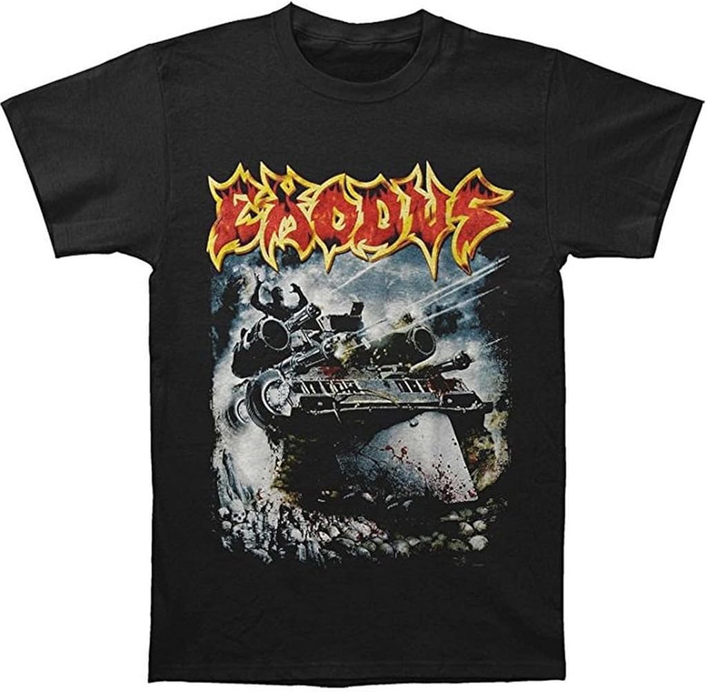 Exodus Shovel Headed Kill Machine Men's T-Shirt Black: Amazon.co.uk ...