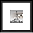 Amazon.com - upsimples 8x8 Picture Frame, Display Pictures 4x4 with Mat or 8x8 Without Mat, Wall ...
