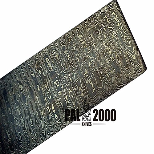 Handmade Damascus Steel Bar - Custom Damascus Steel Billet, Ladder ...