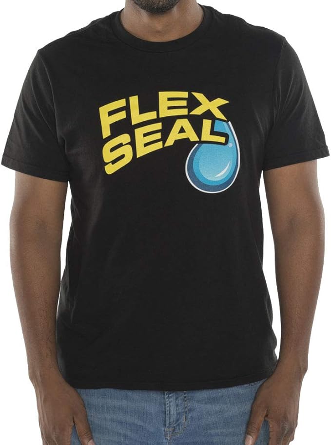 Amazon.com: Flex Seal Logo Classic T-Shirt (M) Black: Clothing