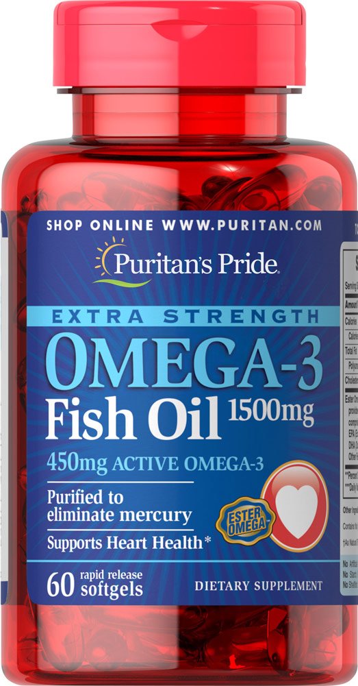Mua Puritans Pride Extra Strength Omega-3 Fish Oil 1500 Mg 450 Mg ...
