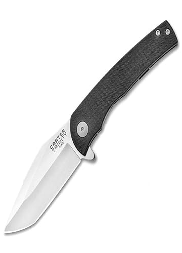 Ontario Knife Company, Carter, Trinity Flipper Knife 3" Satin Plain ...