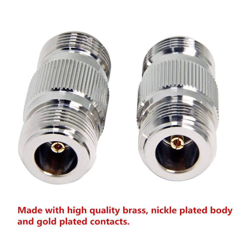 Mua N Female to N Female, 2-Pack N Barrel Coupler Adapter, 50 Ohm ...