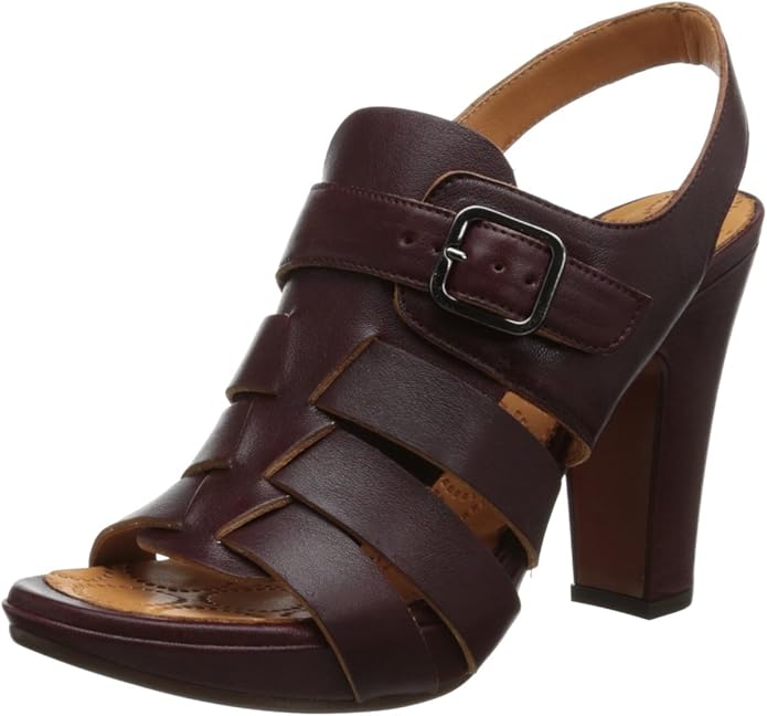 Amazon.com | Chie Mihara Women's Abita Dress Sandal, Masai Granate, 38 ...