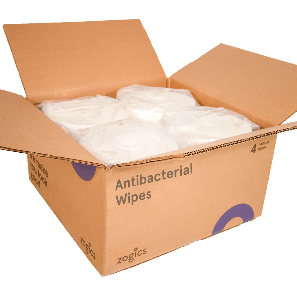 Zogics Antibacterial Wipes EPA Registered Surface And Gym Equipment Zogics Antibacterial Wipes EPA Registered Surface And Gym Equipment