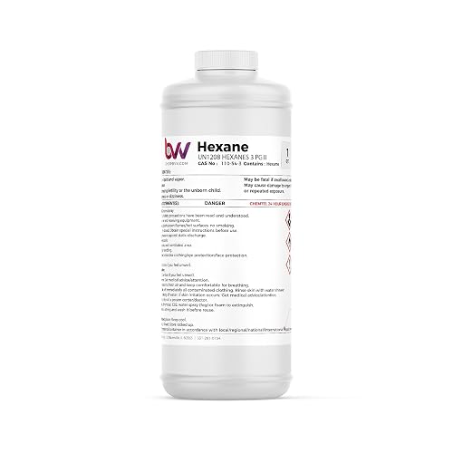 BVV High Purity Lab Grade N-Hexane Solvent - 99% Pure Lab Solvent for ...