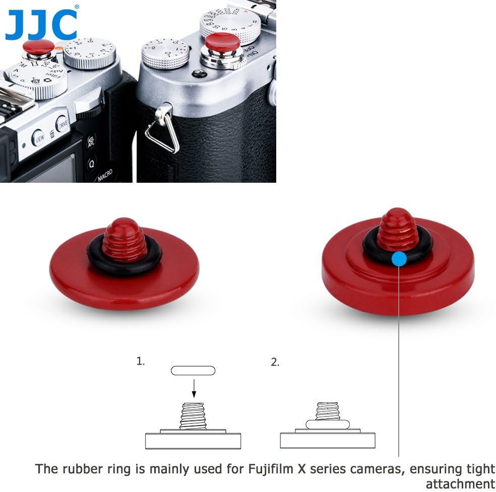 JJC SRB Soft Release Button for Cameras with a Shutter Release Socket ...