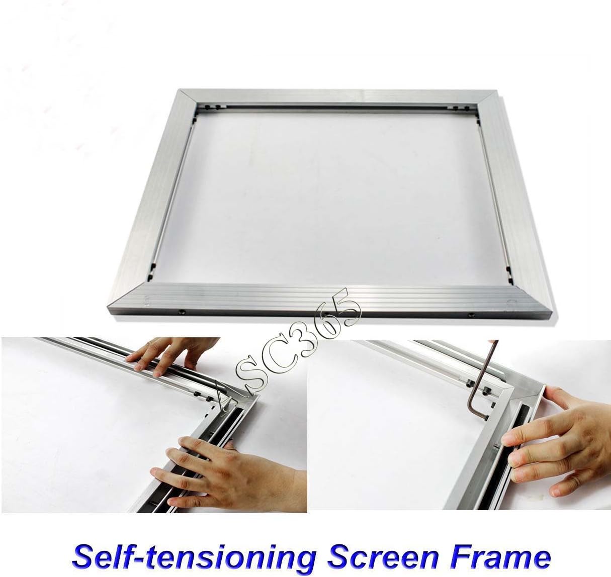 Amazon.com: New Self-tensioning Screen Frame Aluminum Material Without ...