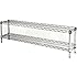 Amazon.com: 8" d x 48" w Chrome Wire Shelving with 3 Shelves: Kitchen ...