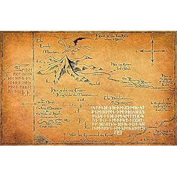Amazon.com: THORIN'S Key and Map - Miniature: Toys And Games: Posters ...