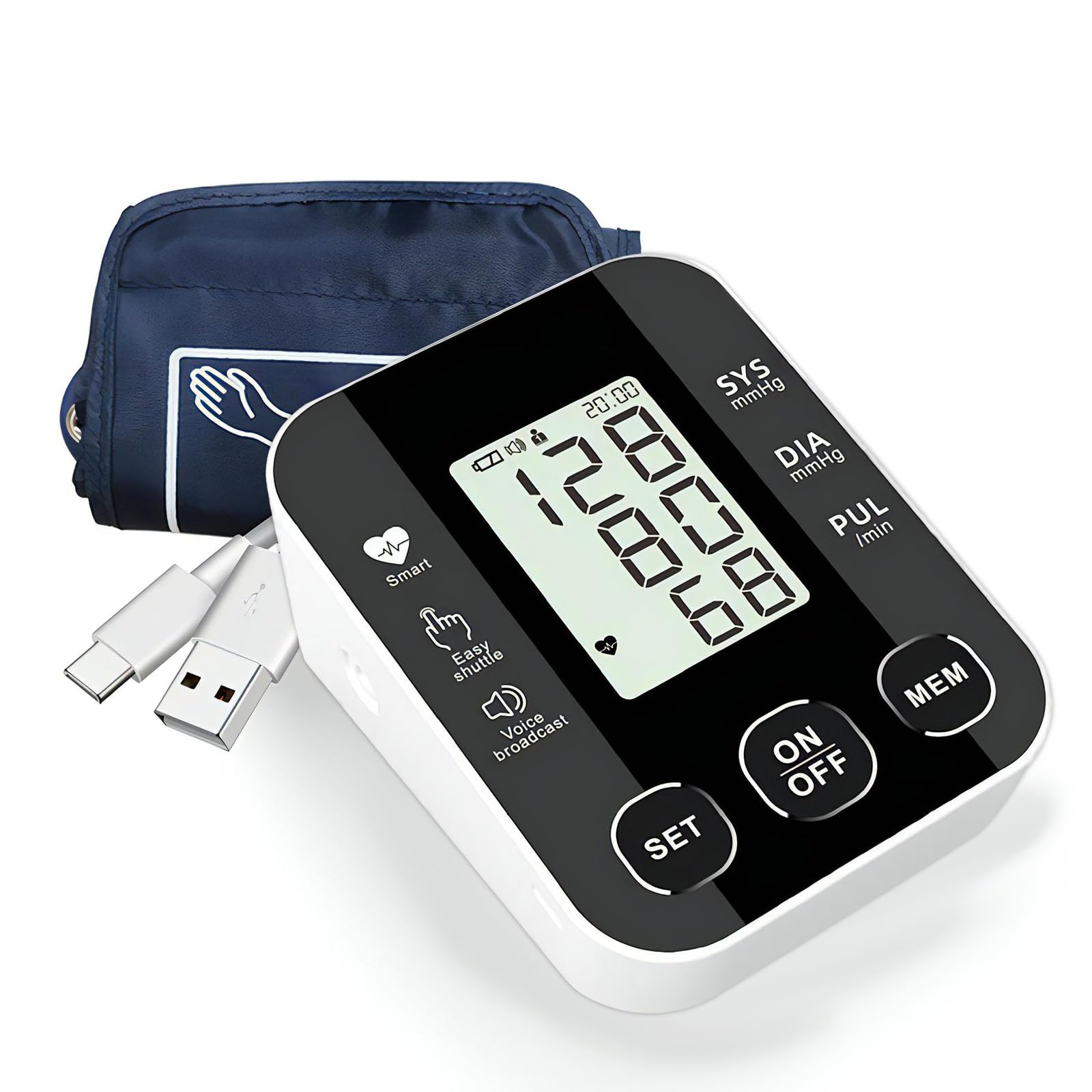 Upper Arm Blood Pressure Monitor Premium Blood Pressure Machine ...