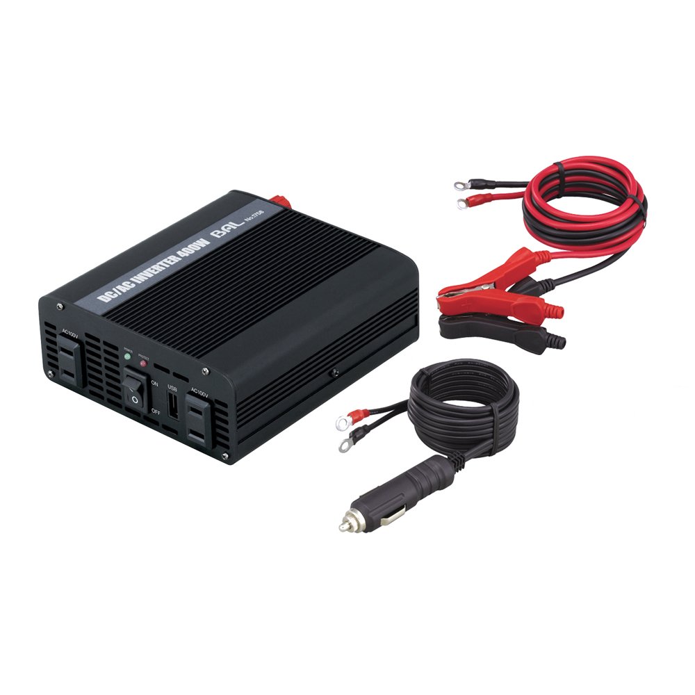 Mua BAL (Ohashi Sangyo) 3-way Inverter for DC 12V Cars, Rated Output: 400W 1758 trên Amazon Nhật ...