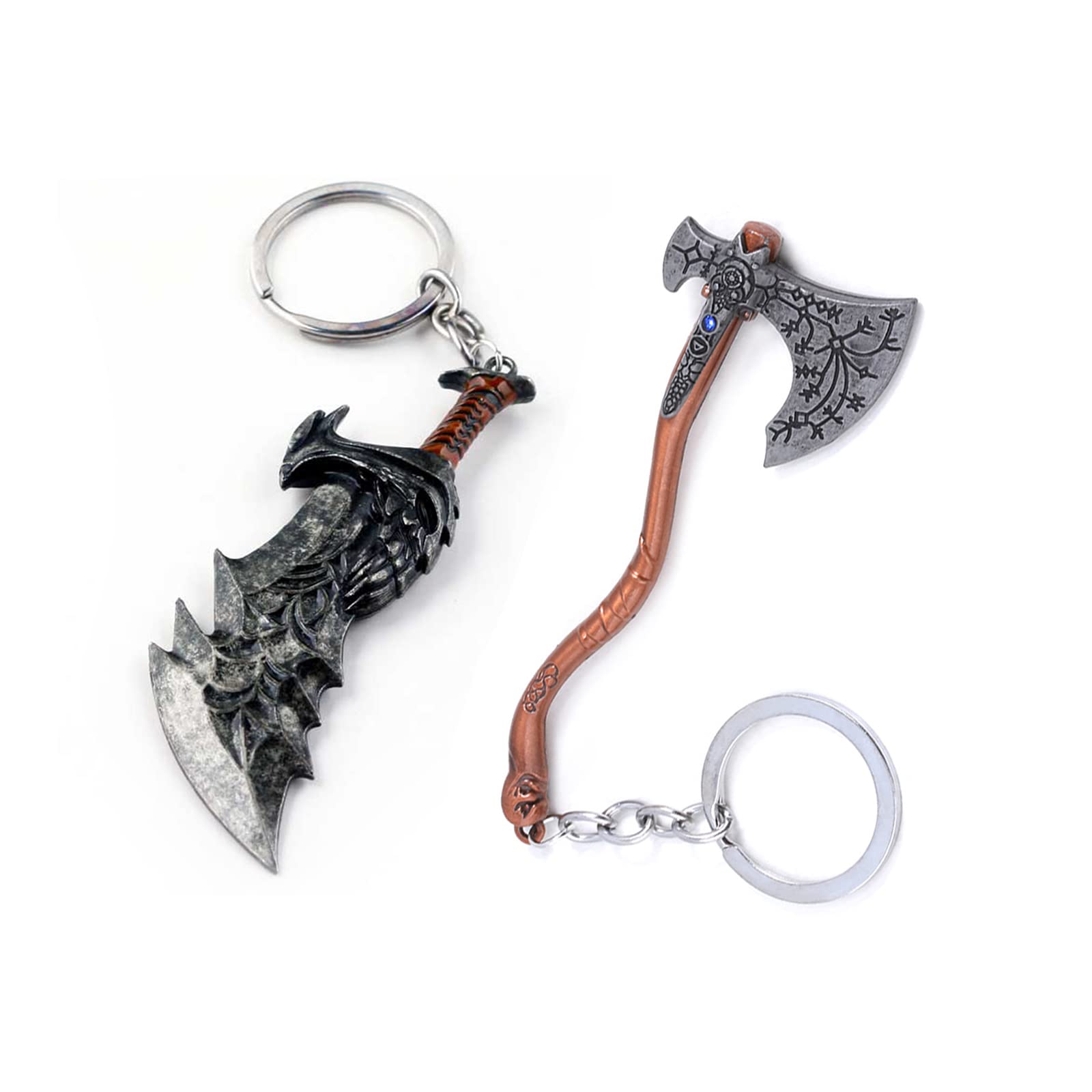 Mua Mullike God Of War Keychain Kratos Leviathan Axe Keychain Blades of ...