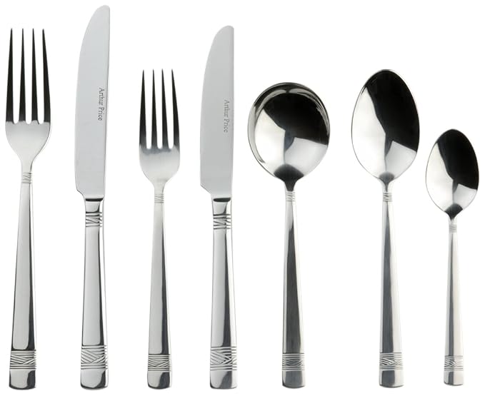Arthur Price 44-piece Fusion cutlery set for 6 people in a modern ...