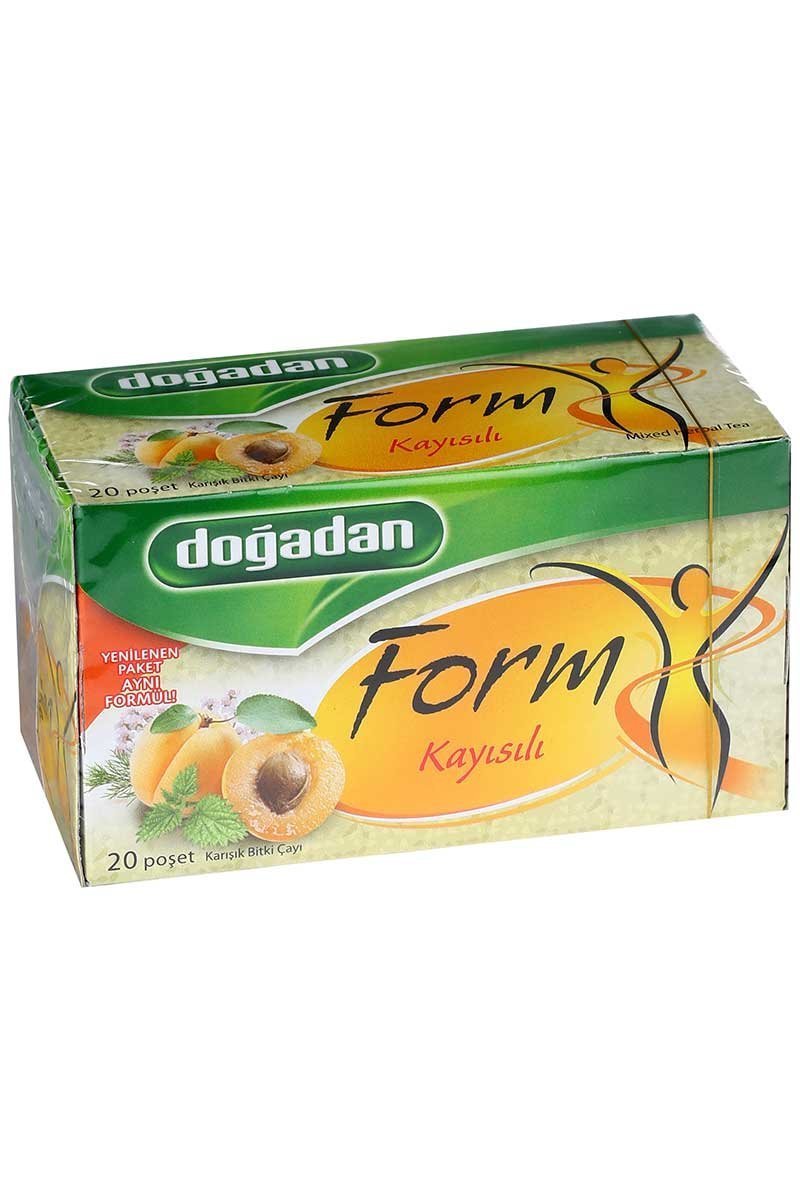 Dogadan Form Mixed Herbal Tea with Apricots, 3 Pack (Each 20 Tea Bags x ...