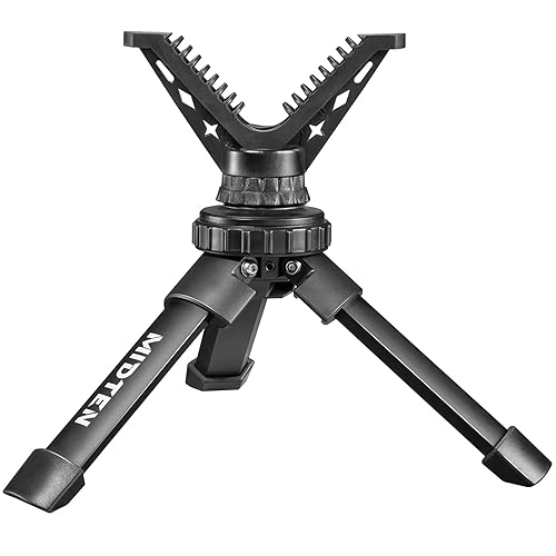 MidTen Portable Shooting Rest Tripod Rifle Stand for Range ...
